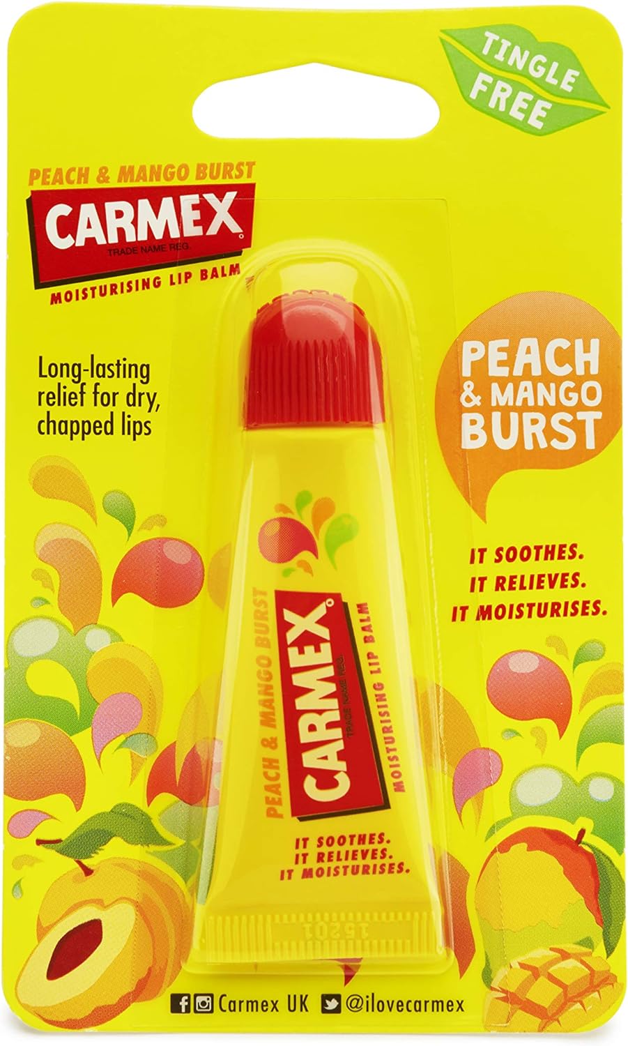 CARMEX PEACH MANGO LIP BALM 10G – Sabinas Cosmetics